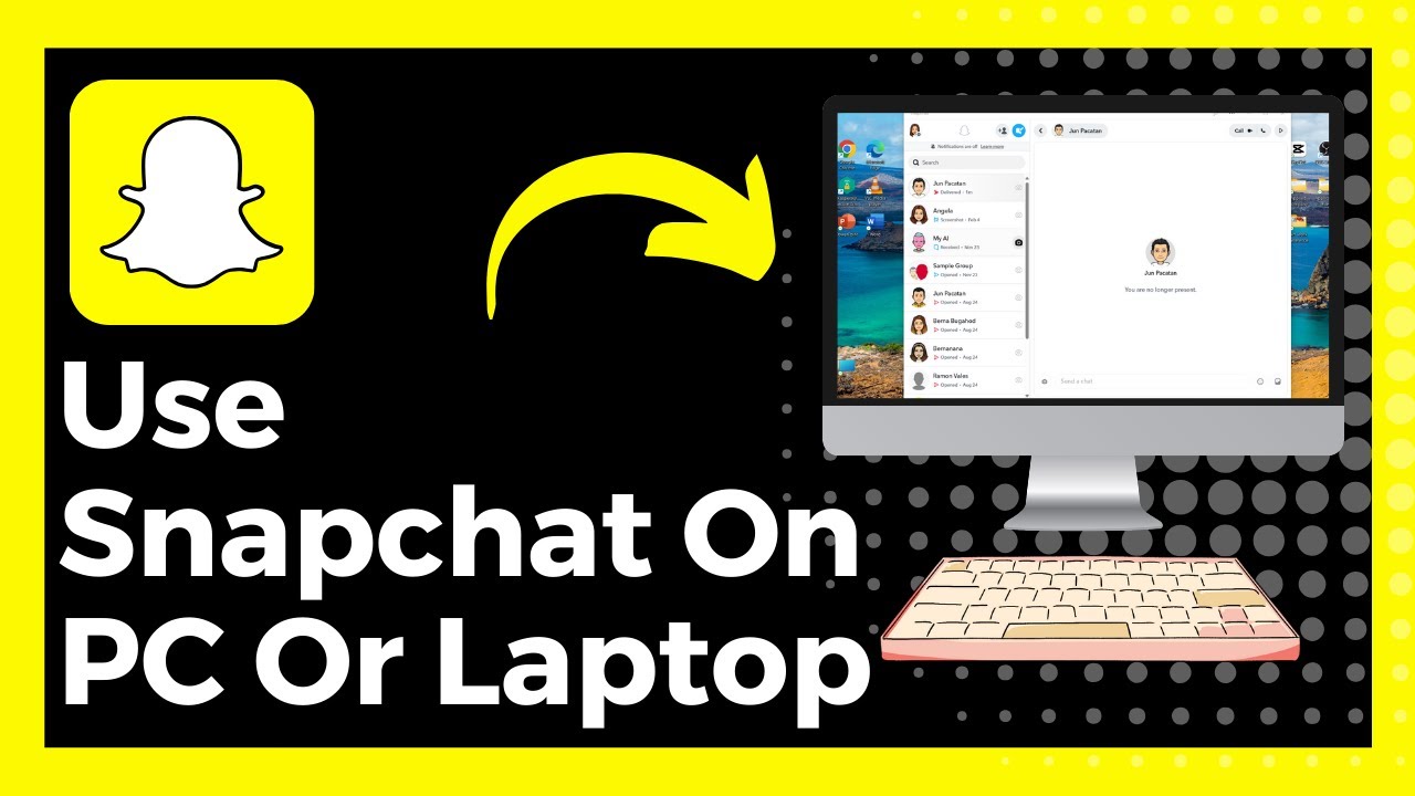 How To Use Snapchat On PC or Laptop (Easy) - YouTube