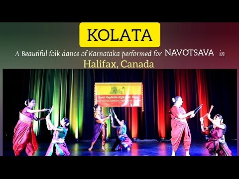Kolu Kollanna Kole | Kolata | Kannada folk Dance | Halifax | Canada # ...
