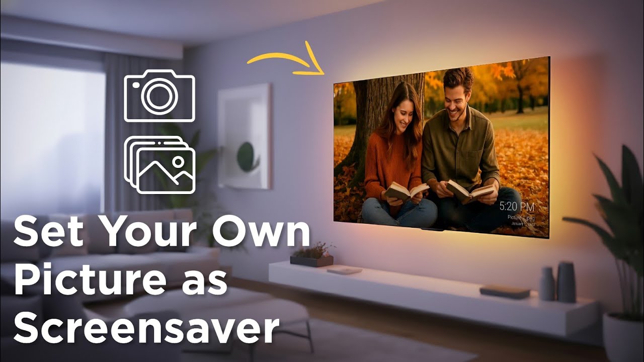 How to Set Your Own Pictures as Screensaver on Any Smart TV! - YouTube