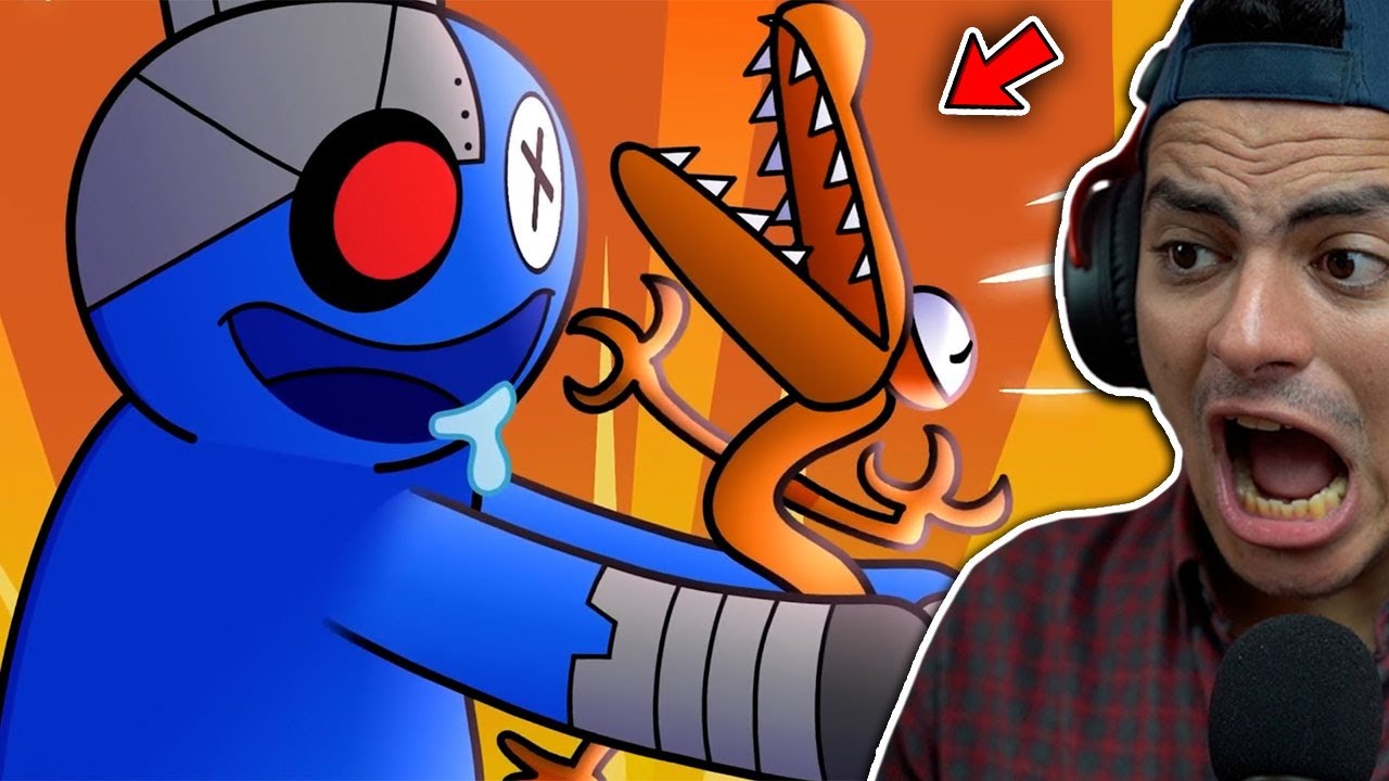CYBORG BLUE's DARK SECRET.. - Rainbow Friends Roblox Cartoon Animation ...