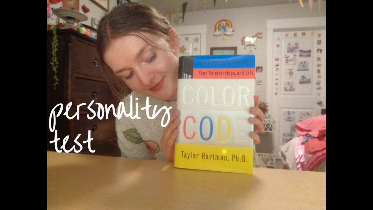 Take a personality test with me! *color code personality* - YouTube