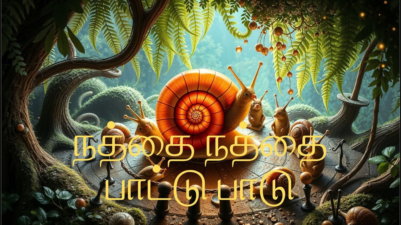 நத்தை பாடல் ( Snail Song ) | snail rhymes | snail for kids | snail ...