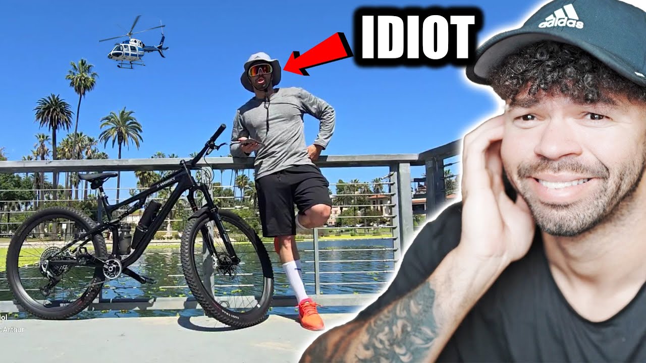 RIDING MY MTB FROM DOWNTOWN TO HOLLYWOOD - LIVE URBAN FREERIDE AND HILL ...