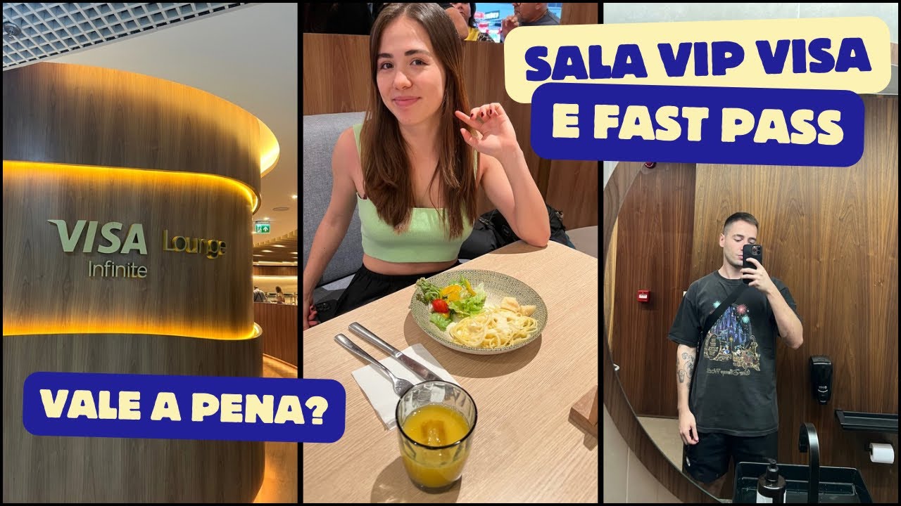 Sala Vip Visa Infinite e Fast Pass - Experiência Completa, Comidas, Bebidas, Cartão e Mais 🍹 ...