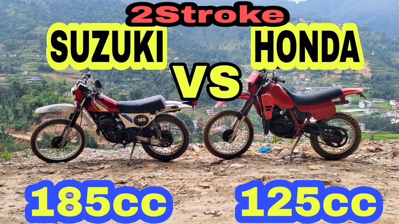 OFF-ROAD MA RACE PARYO || #2STROKE Suzuki ER 185CC VS HONDA MTX125R ...