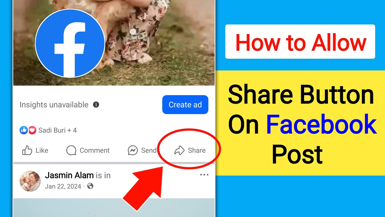 How to Allow Share Button On Facebook Post || Enable Facebook Post ...