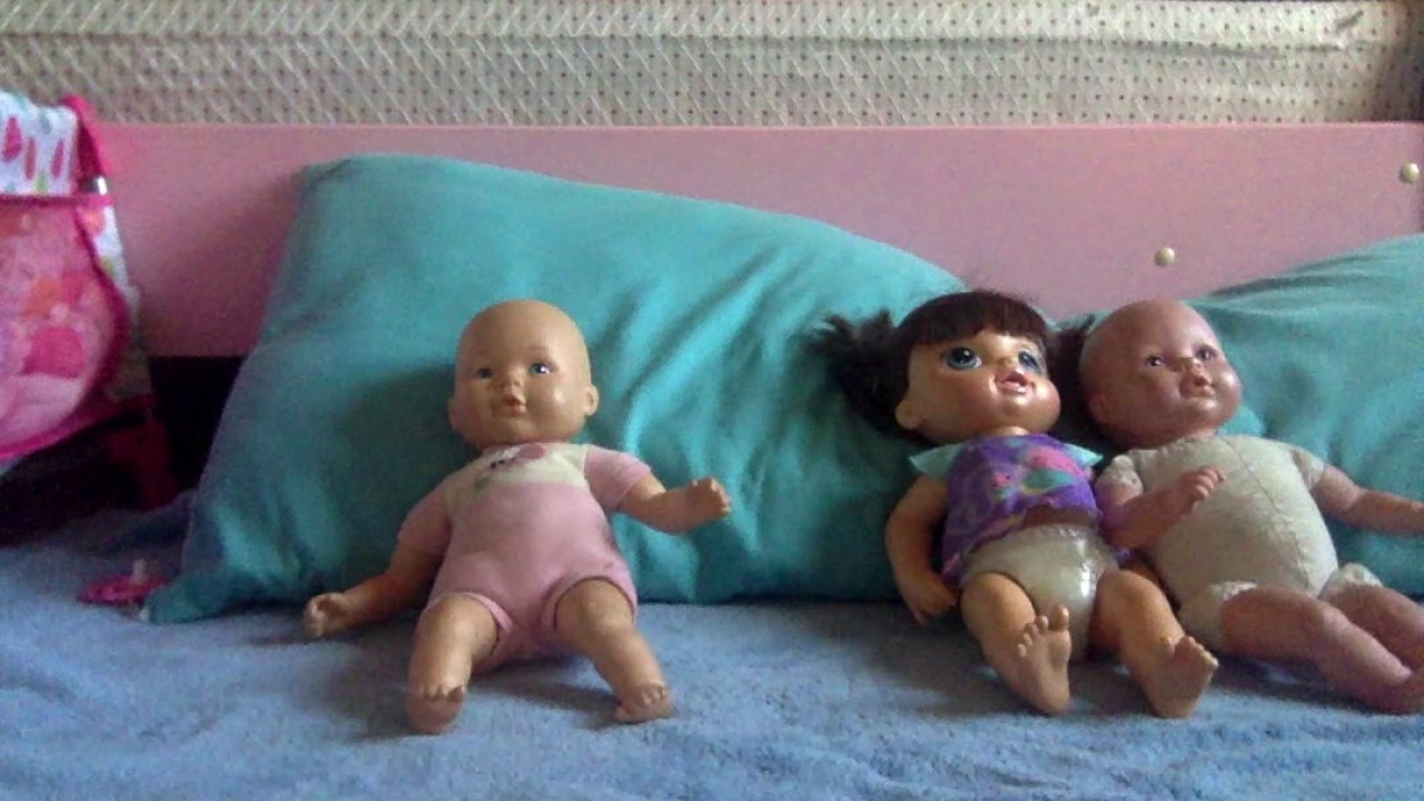 Baby Alive Sleep over baby Cora and the twins - YouTube