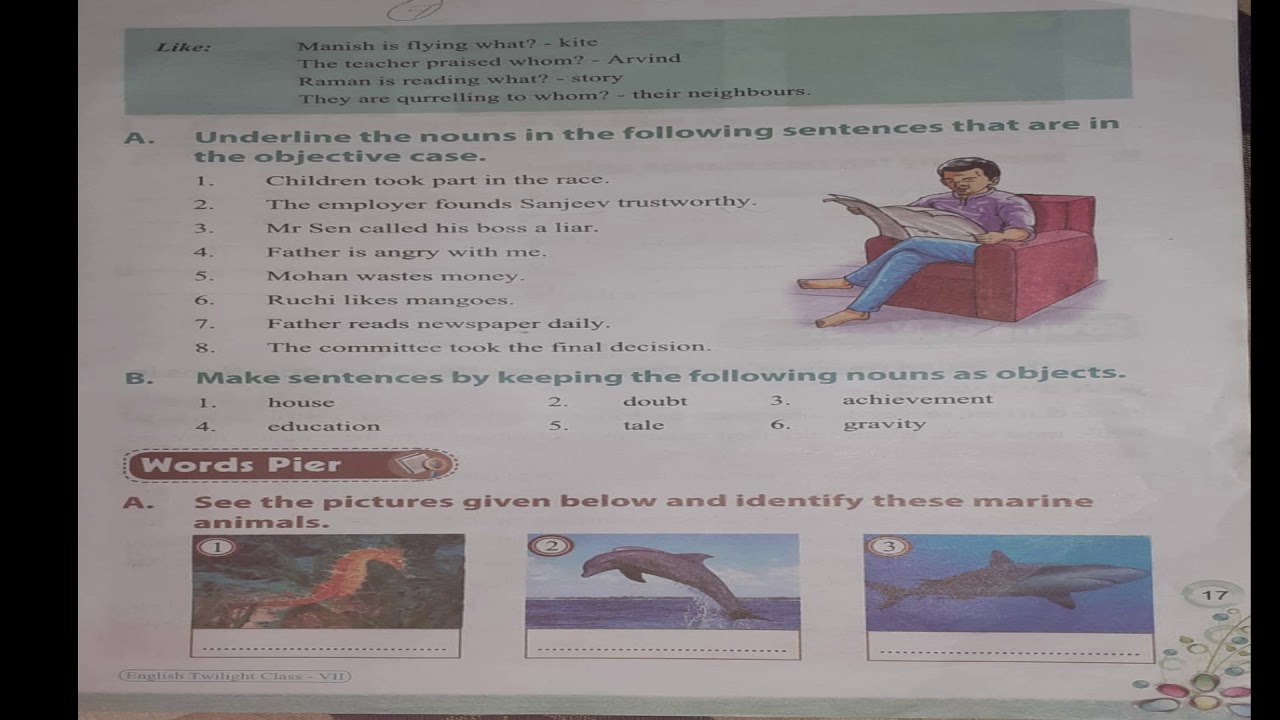 ENGLISH CLASS 7 LESSON 2 SOLUTIONS - YouTube