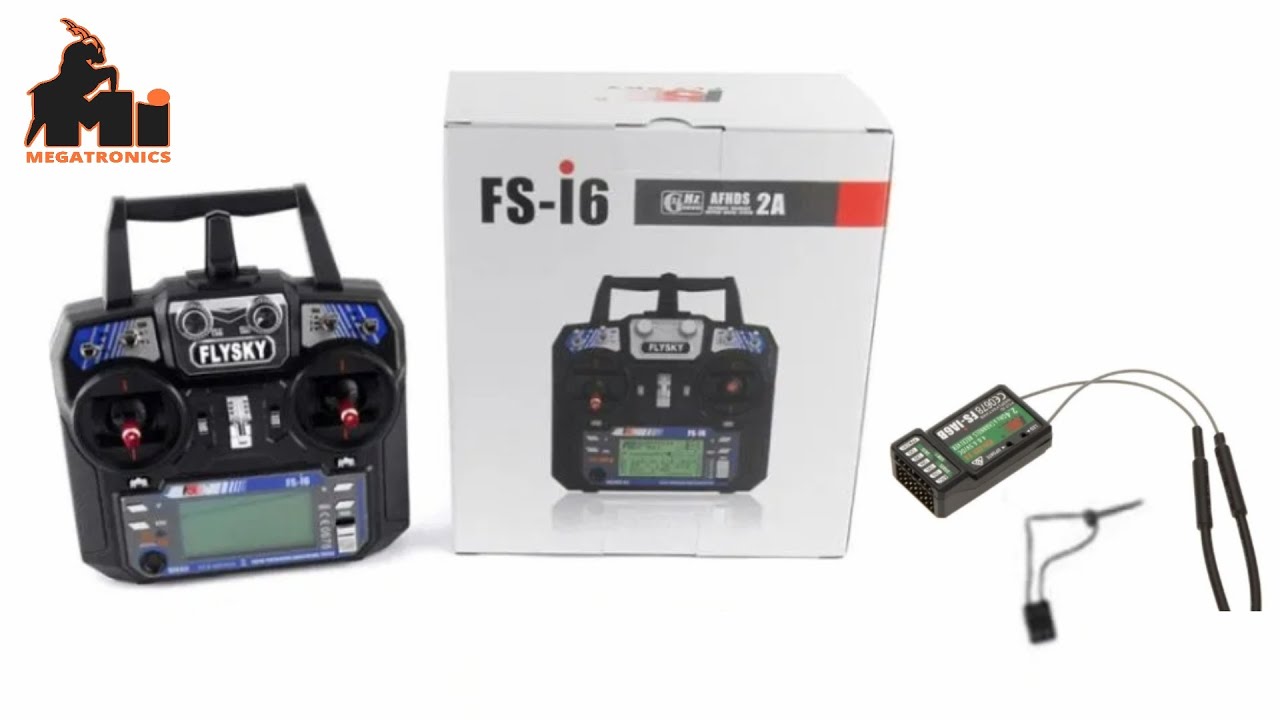 FSTi6B-T7 | Flysky FS-i6 Transmitter FS-iA6B Receiver Digital RC remote ...