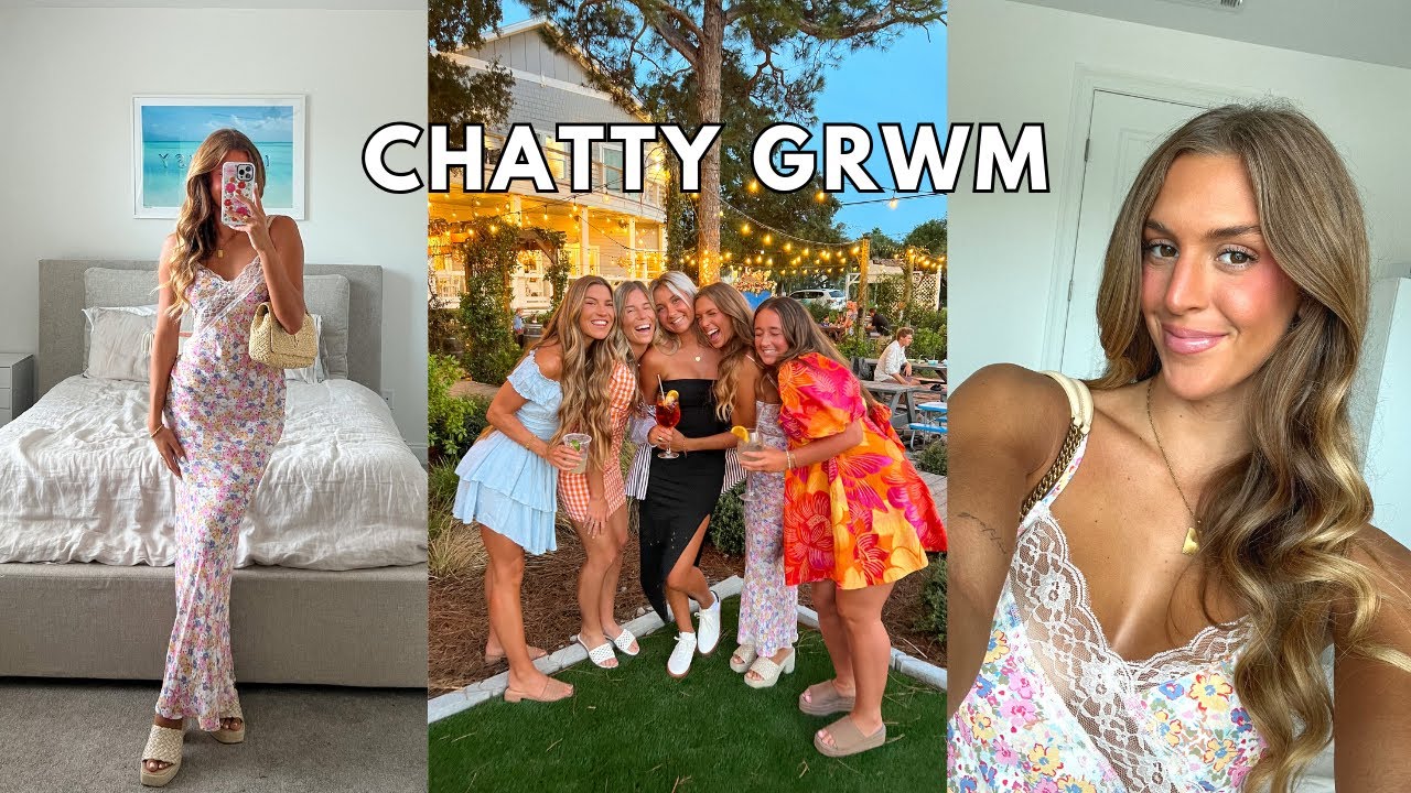 GRWM: lots of chit chat + products I'm loving - YouTube