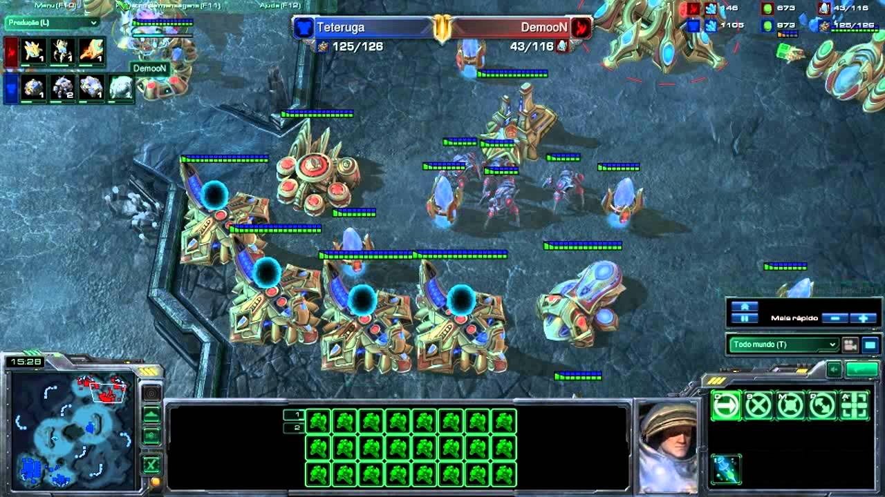 Starcraft 2 - Teteruga vs Demoon - TvP - Narração NaMoita - part 2/2 ...