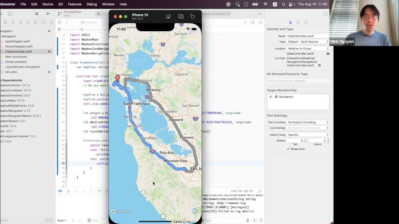 Build A Navigation App For Ios Youtube