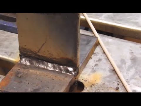 Fillet Weld 2F/Horizontal Position - YouTube