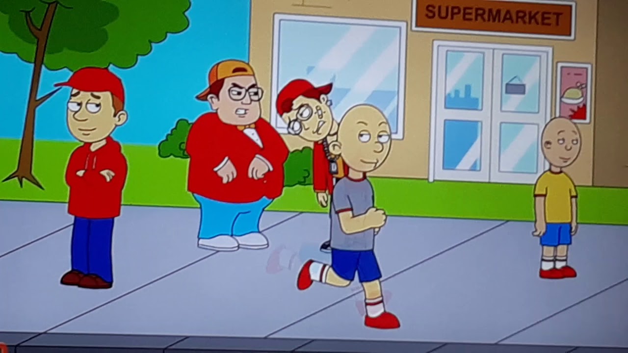 Classic Caillou Steals A Nerf Rival Gun From Walmart and Gets Grounded ...
