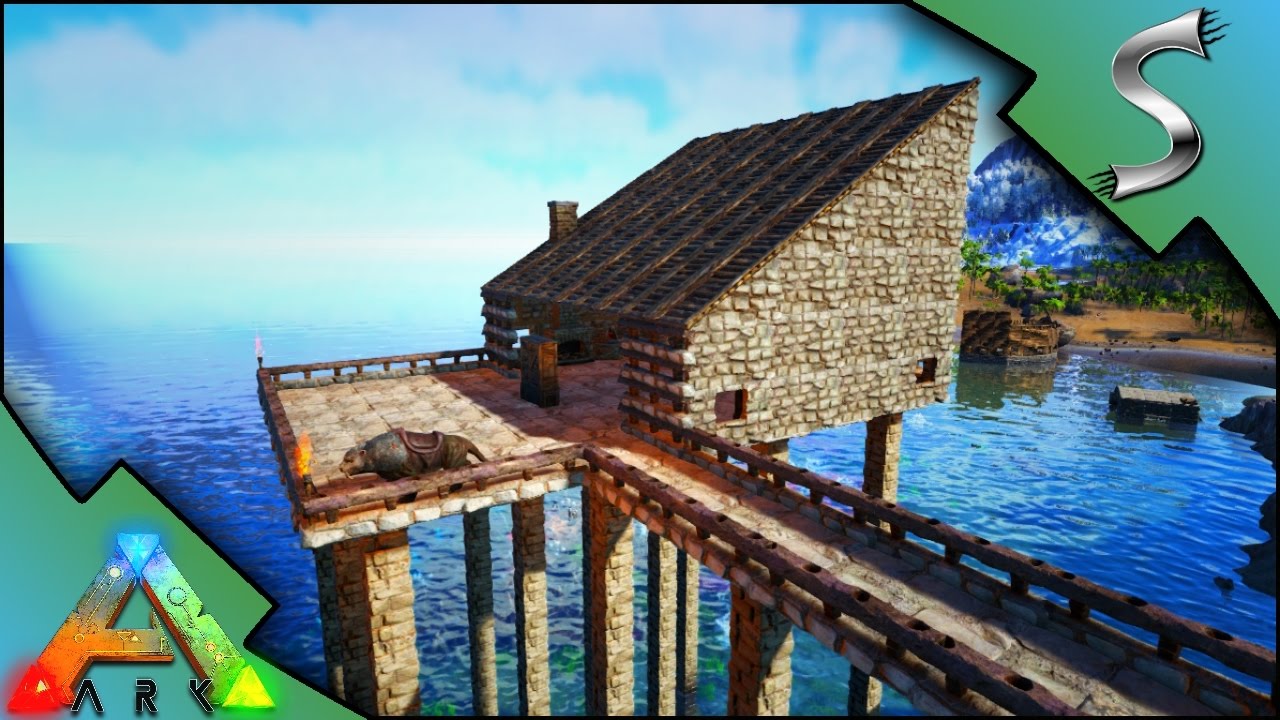 A HOUSE ON THE WATER! | Ark: Survival Evolved [S3E5] - YouTube