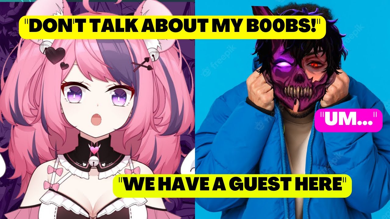 Ironmouse telling her chat off when they start talking about her b00bs with Corpse in the call ...