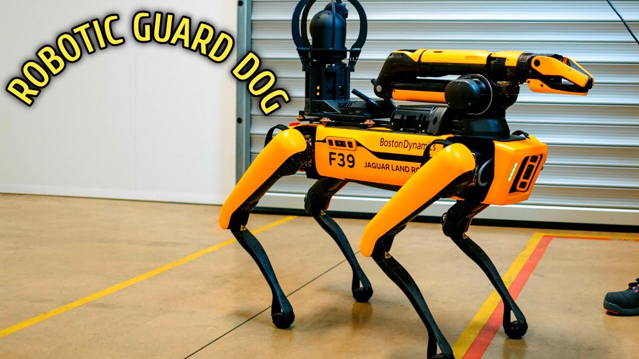 Jaguar Land Rover ROBOTIC GUARD DOG Reveals: With AI TO Serve and ...