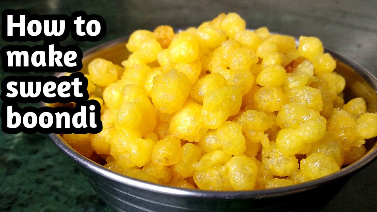 Prasad Boondi Recipe| हनुमान प्रसाद बूंदी रेसिपी | How to make sweet ...