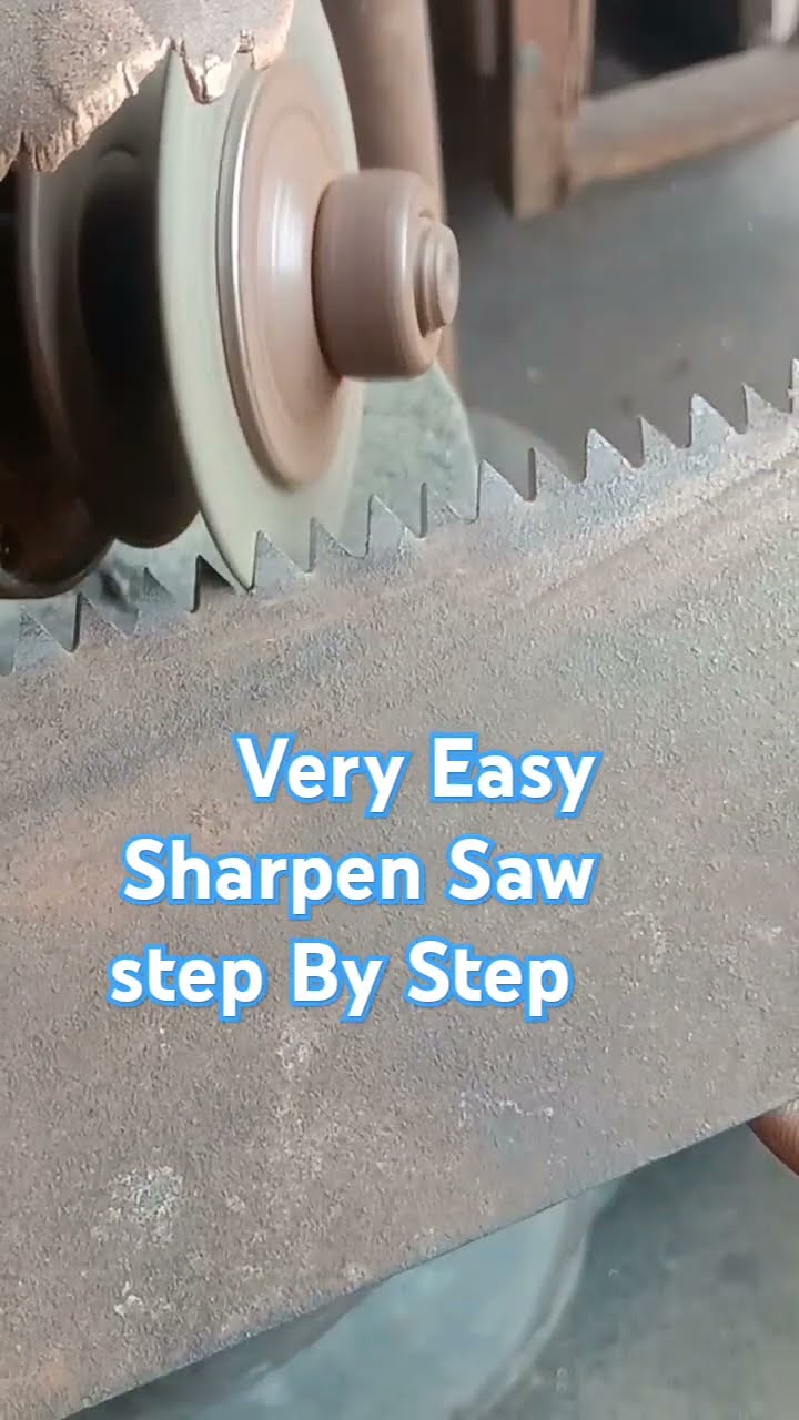 very Easy Sharpen Saw step By Step - YouTube