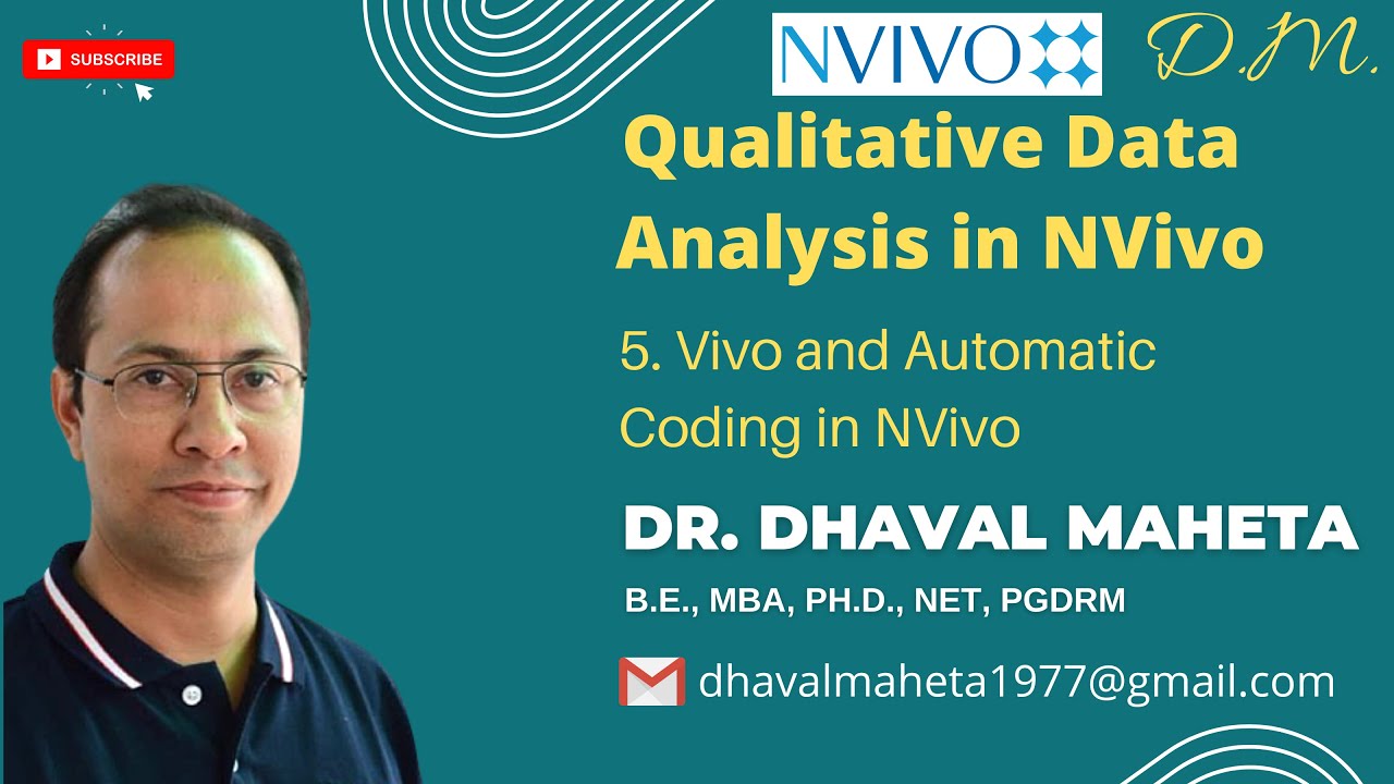 5. Vivo Coding and Automatic Coding in NVivo || Dr. Dhaval Maheta - YouTube