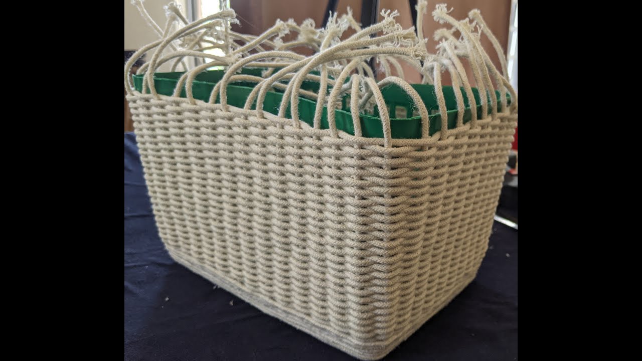 Handcrafted Basket Pt I🧺🙏🥺♻️@harrietharry5144#handmade#basket#woven# ...