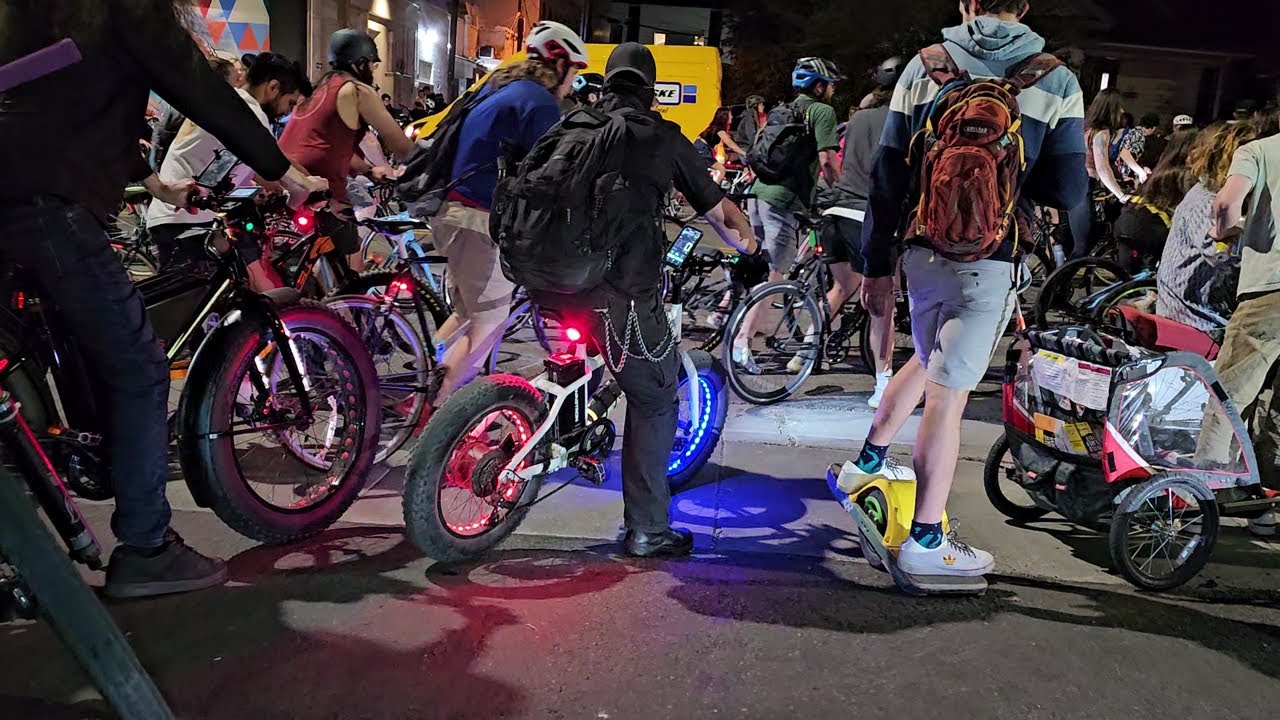 999 Ride SLC, 2023, w22, B | Bicycle POV NightRide RideOut TakeOver ...