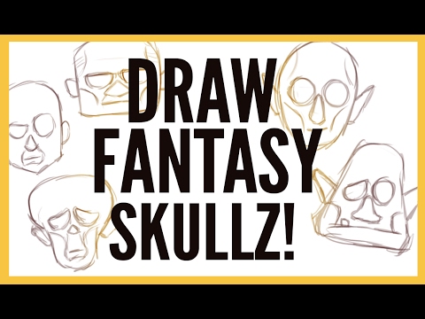 Fantastic Anatomy! #1: Draw Expressive Skulls! - YouTube