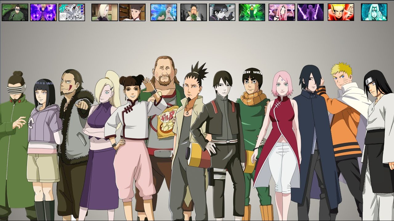 Explicación: Poderes y Habilidades ACTUALES de Los Once de Konoha en ...