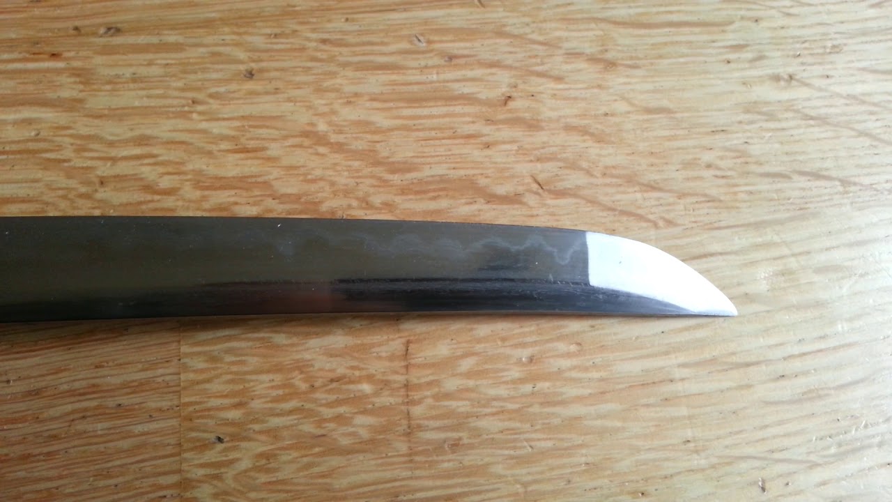 Samurai sword home made - YouTube