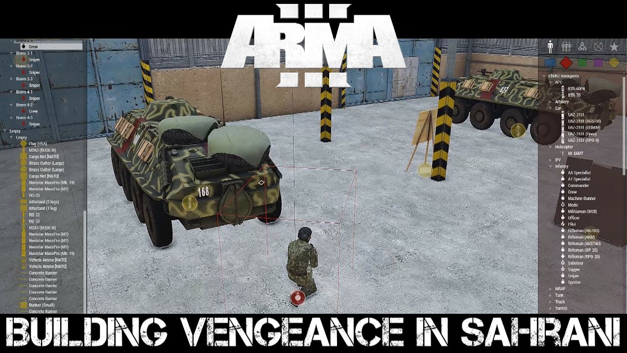 ArmA 3 Zeus - Building "Vengeance in Sahrani" - YouTube