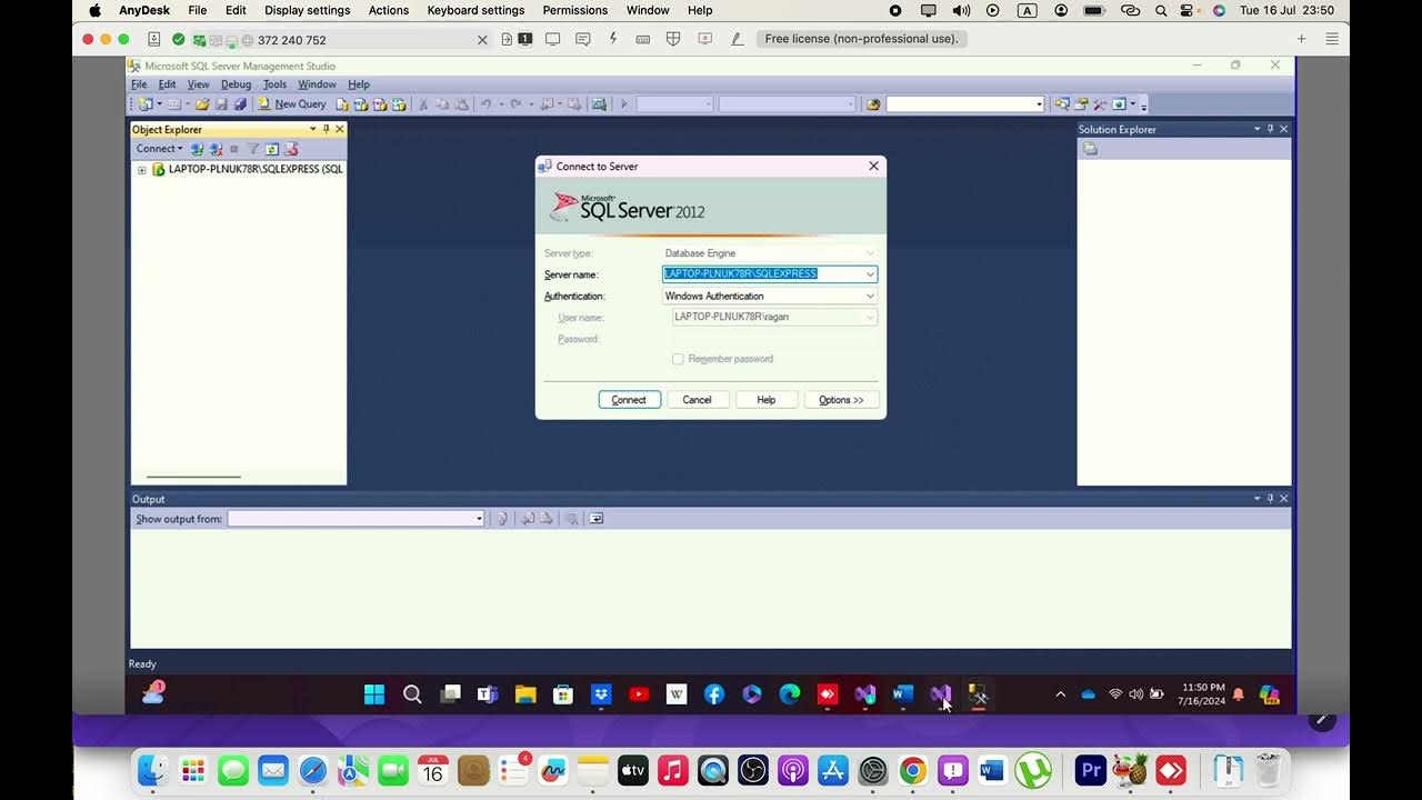 A connection was successfully established with the server,but then an ...