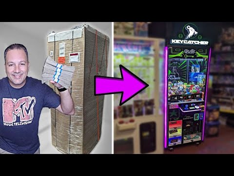 Unboxing Our NEW Claw Machine For The Game Store! - YouTube