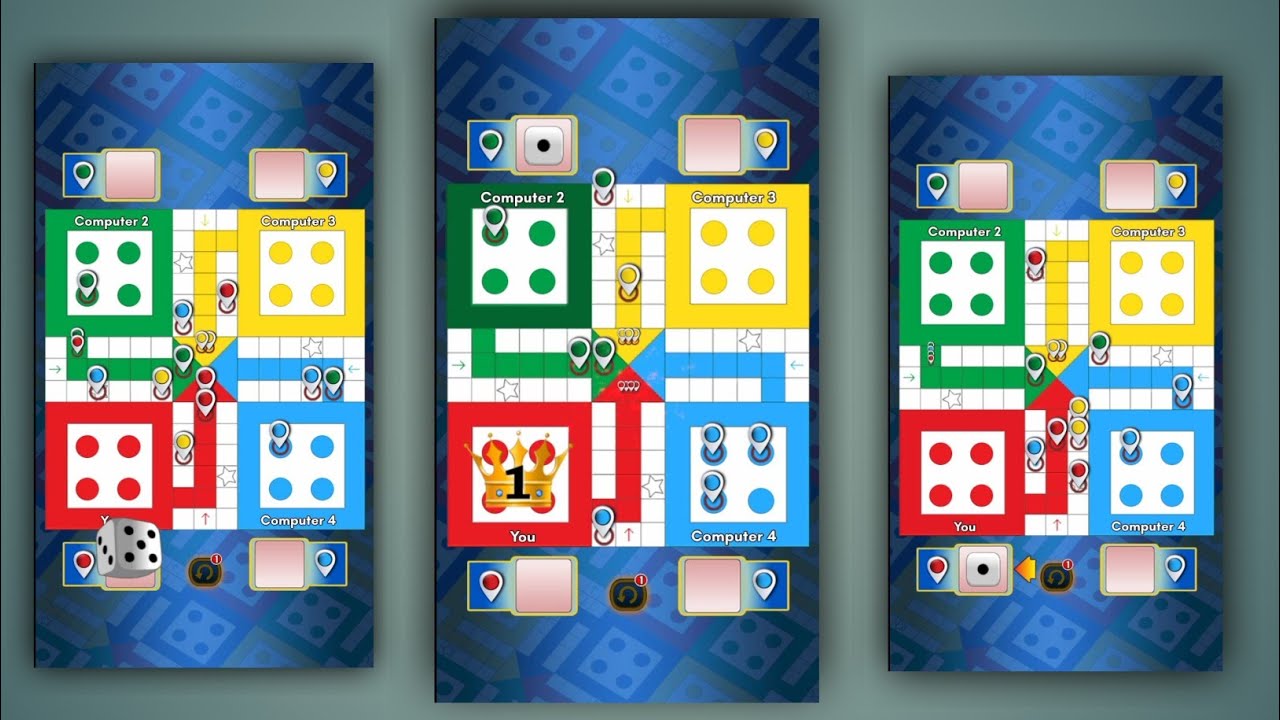 New Ludo King Game in 4 players Gameplay#ludo #gaming - YouTube