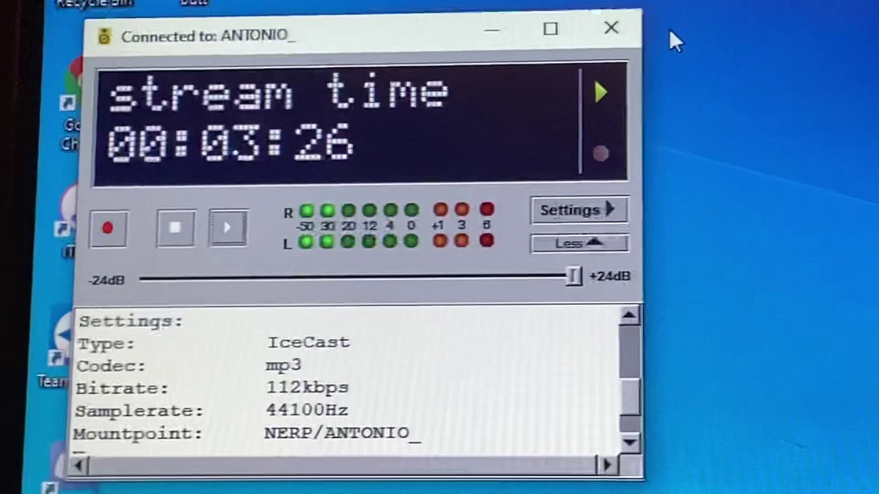 My EAS stream is officially up and running - YouTube