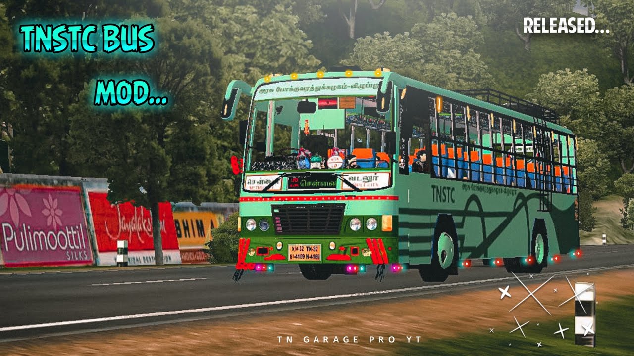 TNSTC Green bus Mod download released #tngarage - YouTube