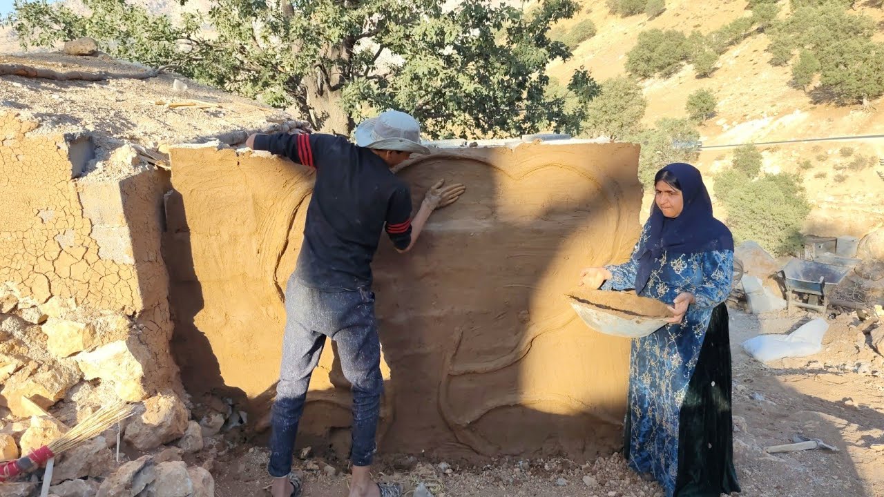 How did the Peren family strengthen the walls of their mountain house ...