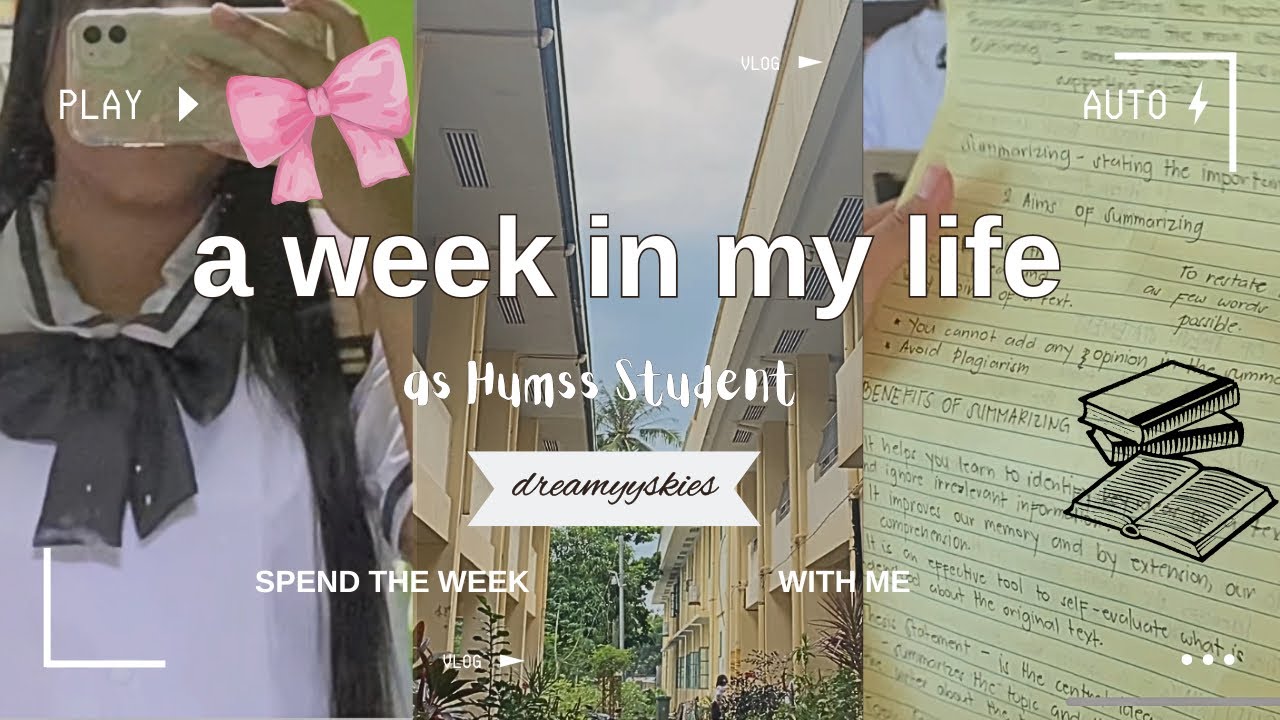 A week in my life as HUMSS student || shs diaries episode 2 - YouTube