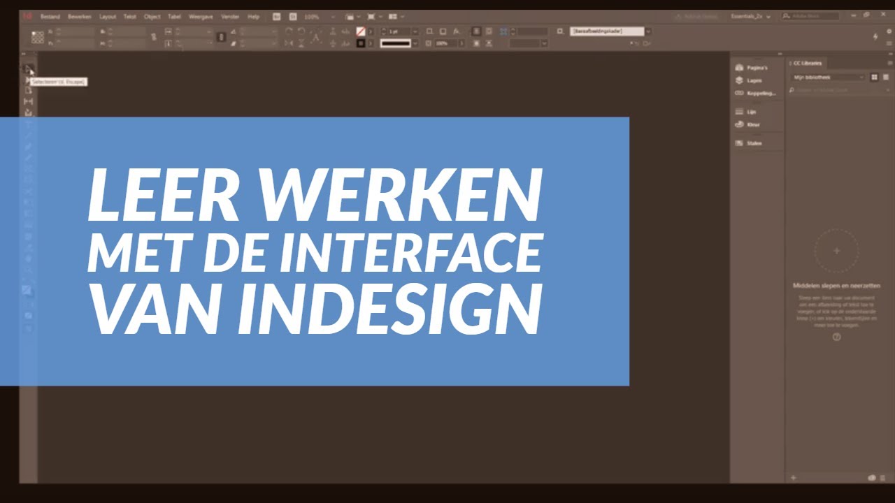 Instructievideo: Hoe werkt de interface van Adobe InDesign CC? - YouTube