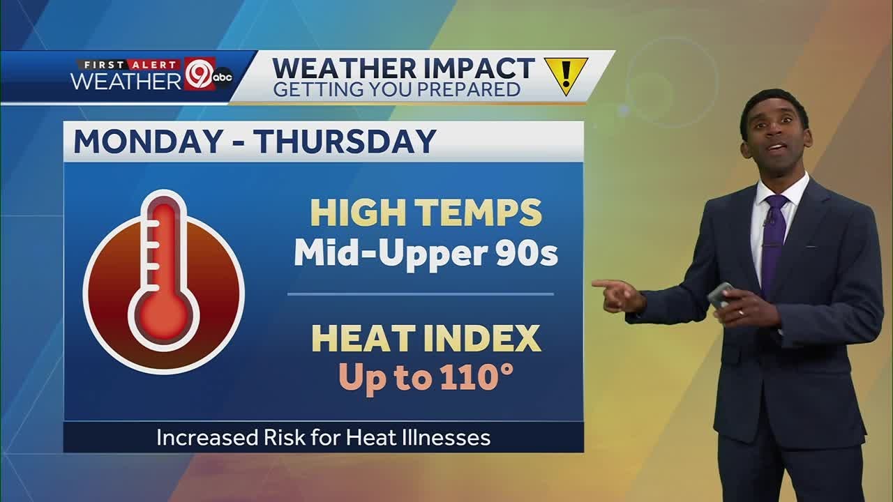 Temperatures will stay hot through the weekend and beyond - YouTube