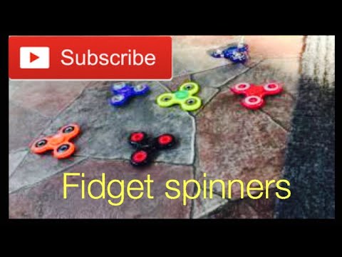 My fidget spinner collection!! (First Video!) - YouTube