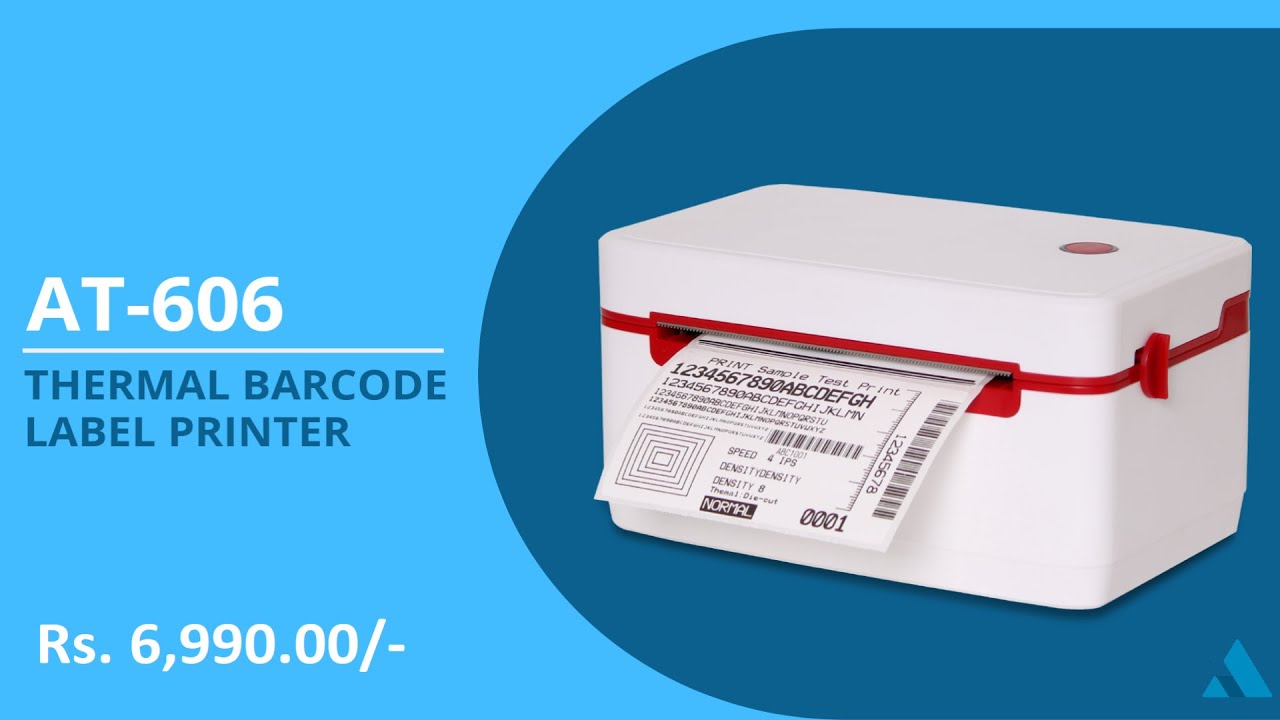 Atpos AT-606 4 Inch Direct Thermal Barcode Label Sticker Printer | USB ...