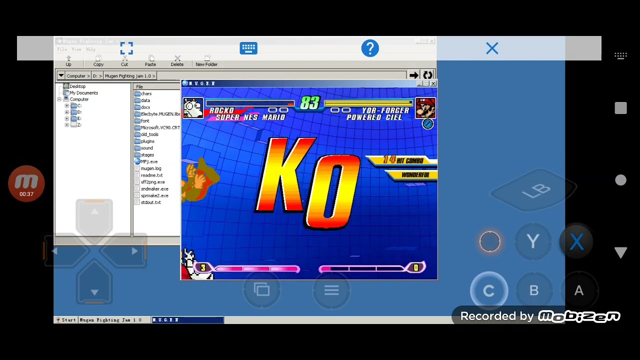 Lily Mugen Battle #32: Rocko & Super NES Mario vs Super Yor Forger ...