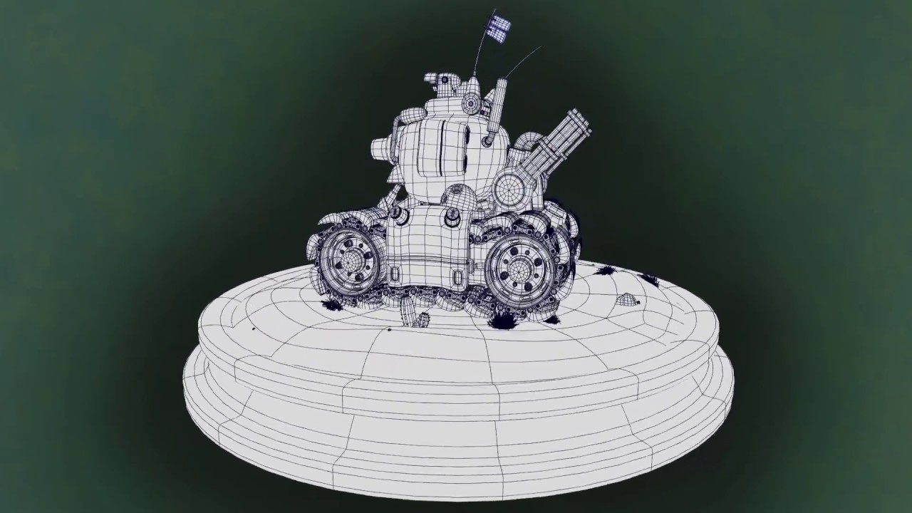Metal Slug Tank SV-001 (Fan Art) (Wireframe) - YouTube