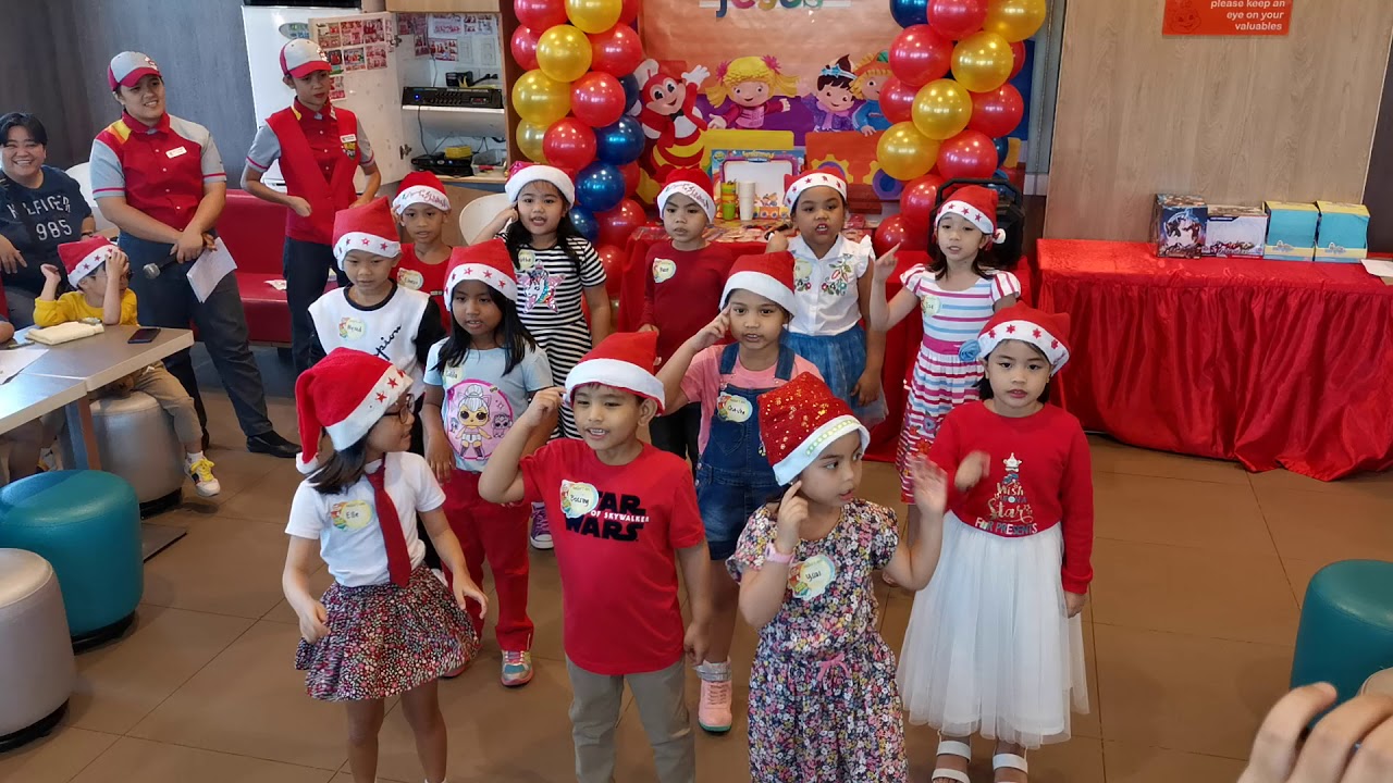 sasha's christmas party dance presentation - YouTube