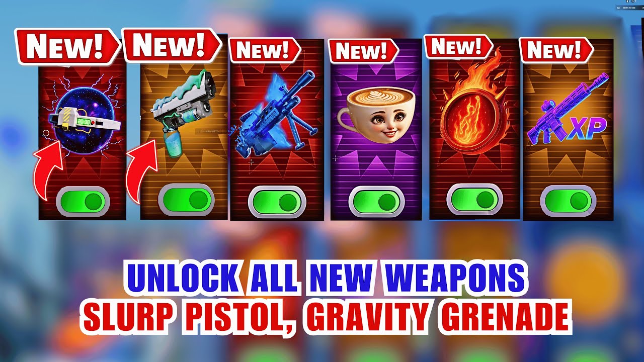 How To Get SLURP PISTOL ,GRAVITY GRENADE & AND MORE in Crazy 1v1 Ffa ...