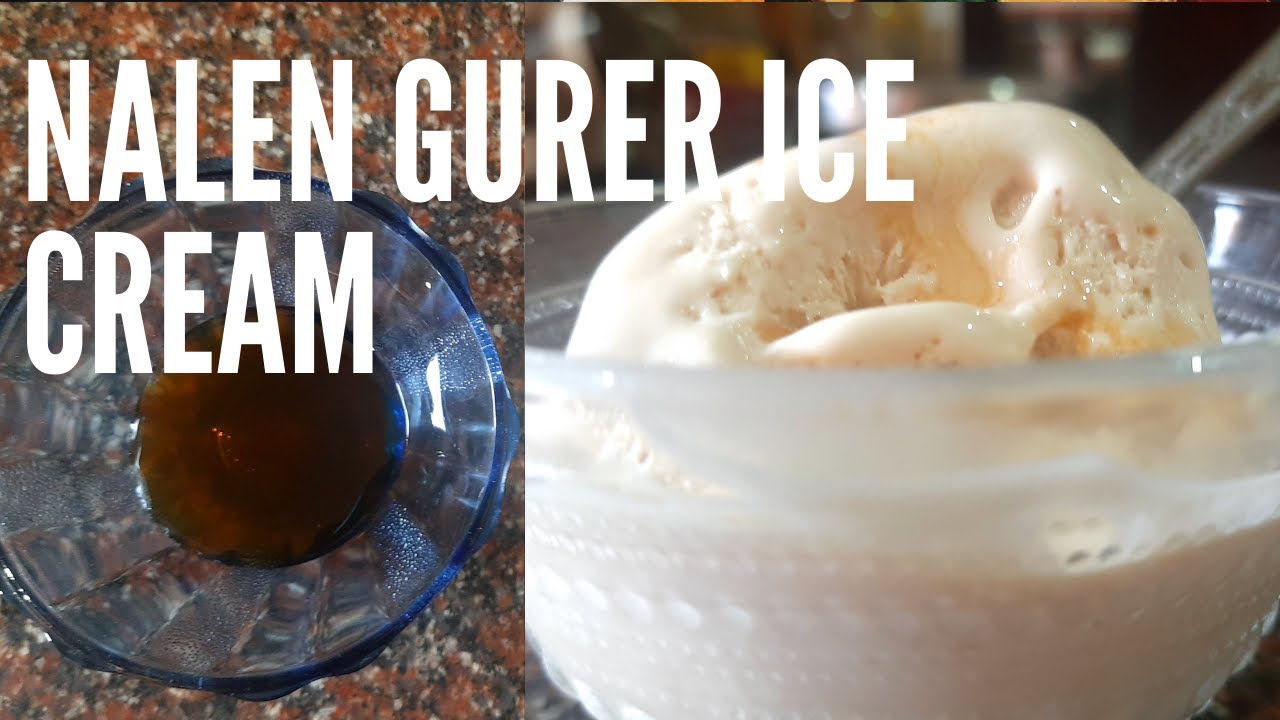 HOW TO MAKE NOLEN GURER ICE CREAM 🍨😋| EASY HOME MADE JAGGERY ICE CREAM ...