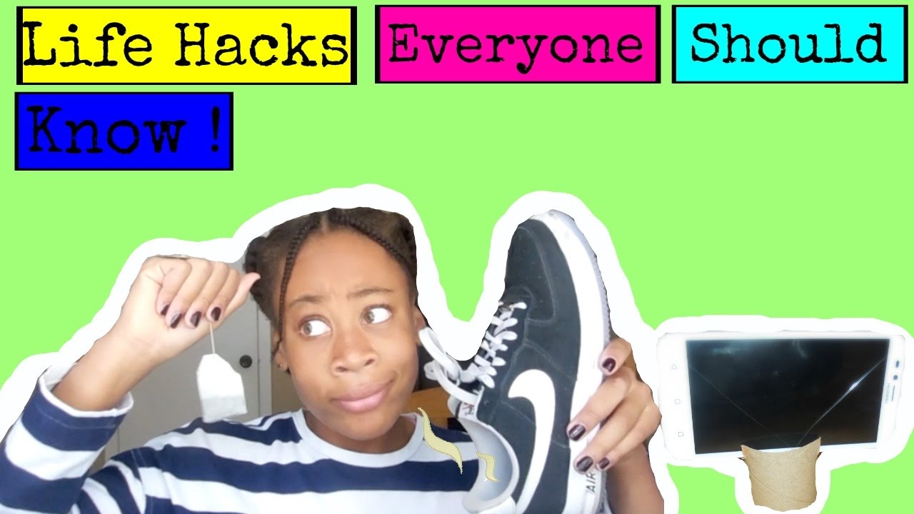 4 LIFE HACKS EVERYONE SHOULD KNOW ! - YouTube