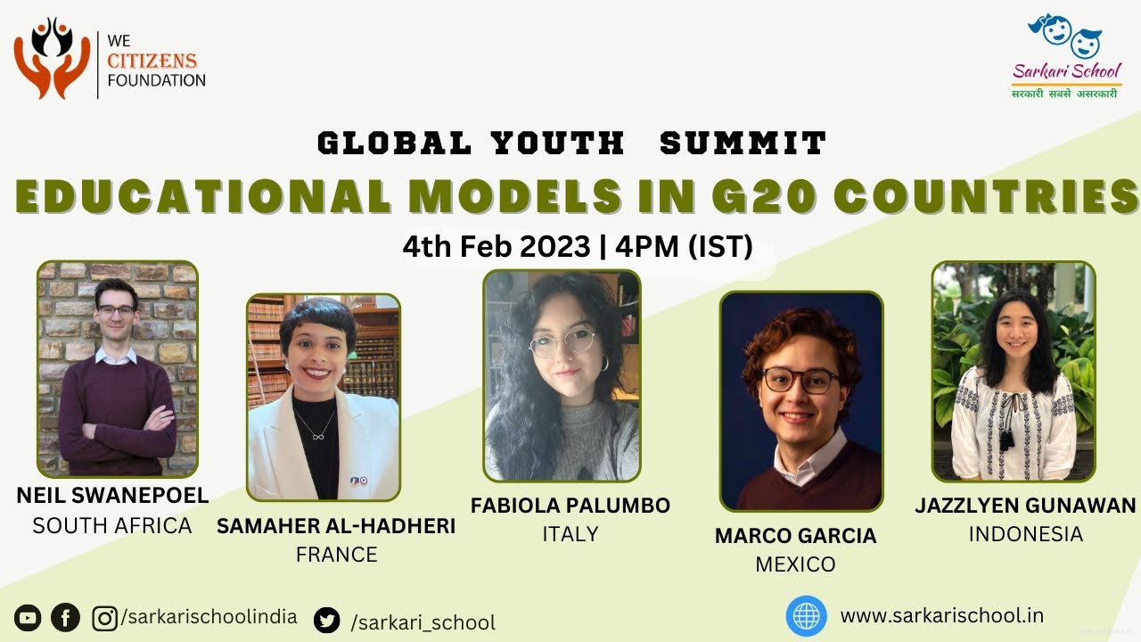 Global Youth Summit on Educational Models In G20 Countries - Session 2 ...