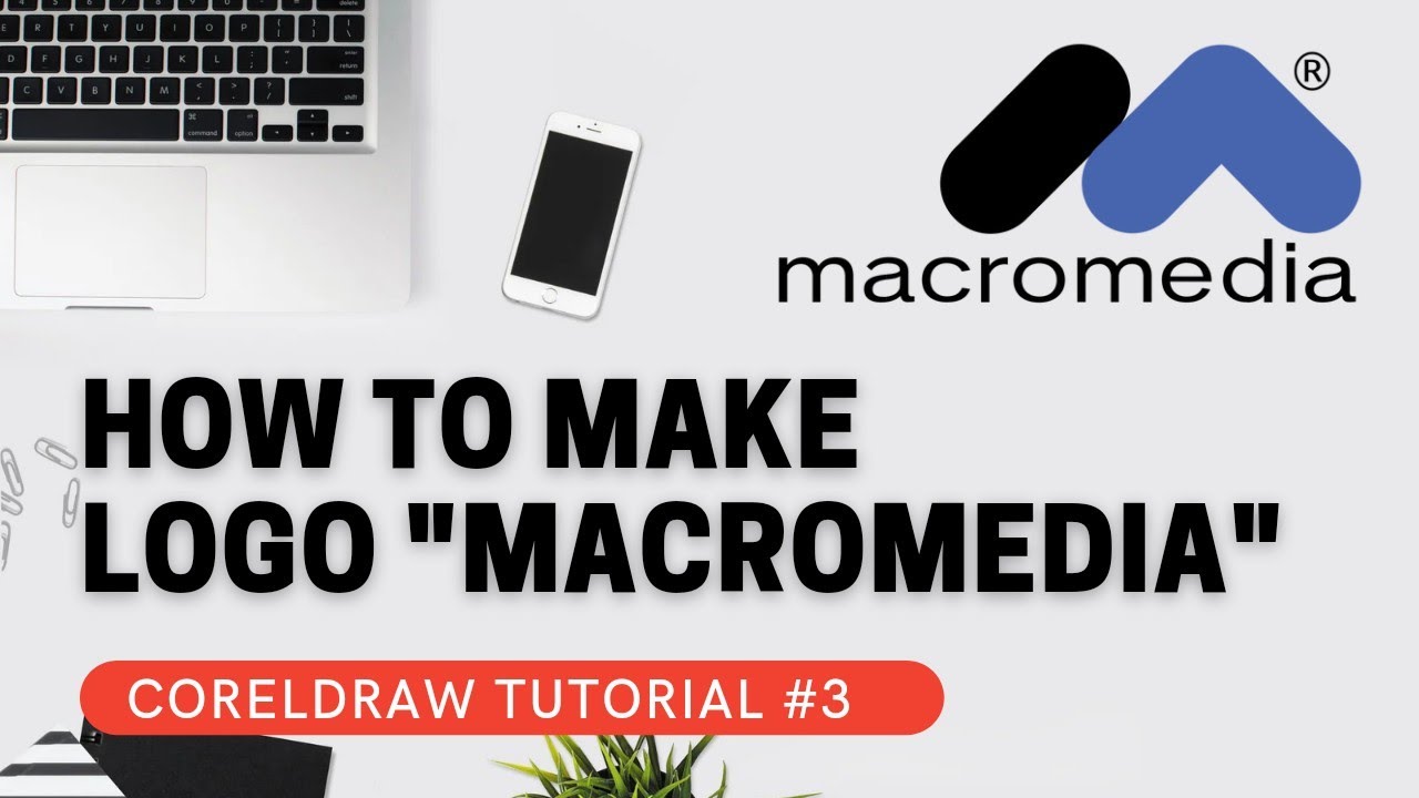 HOW TO MAKE LOGO "MACROMEDIA" - CorelDraw Tutorial #3 - YouTube