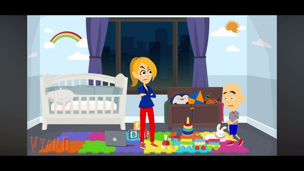 Classic caillou is leaving Rosie in the darkness - YouTube
